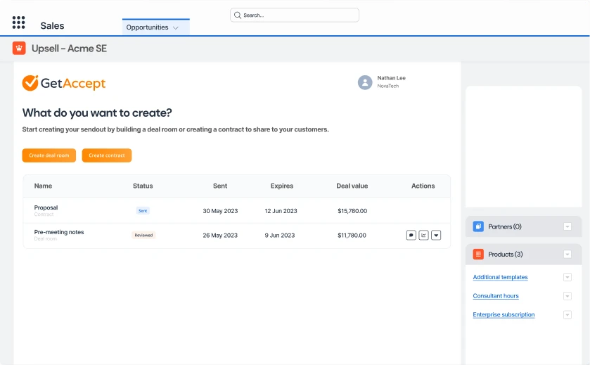 The Best Digital Sales Room for Salesforce | GetAccept